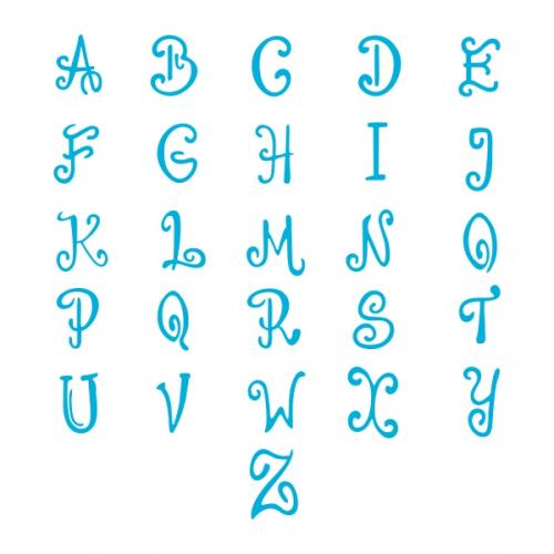 Regal Monogram Cuttable Font | Apex Embroidery Designs, Monogram Fonts ...