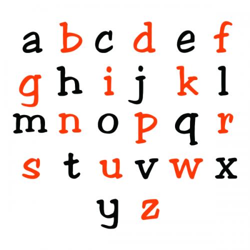 Retro Print Cuttable Font | Apex Embroidery Designs, Monogram Fonts ...