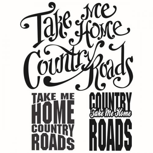 West Virginia Country Roads Cuttable Designs | Apex Designs & Fonts