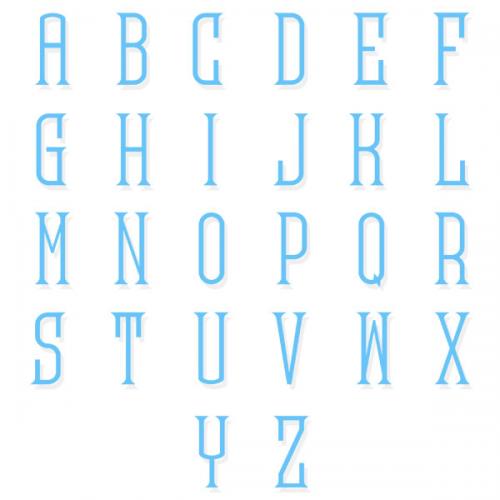 Vienna Font Cuttable Font | Apex Embroidery Designs, Monogram Fonts ...