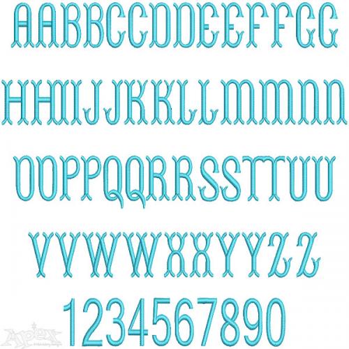 Wish Bone Monogram Embroidery font | Apex Embroidery Designs, Monogram ...