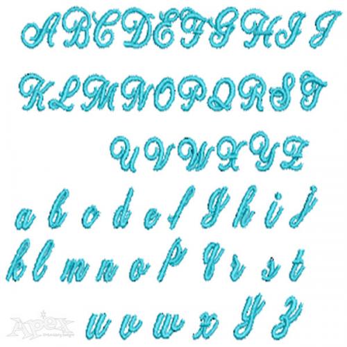 Monogram Script | Apex Embroidery Designs, Monogram Fonts & Alphabets