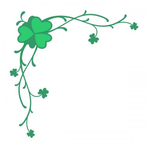 Shamrock Border Cuttable Designs | Apex Embroidery Designs, Monogram ...