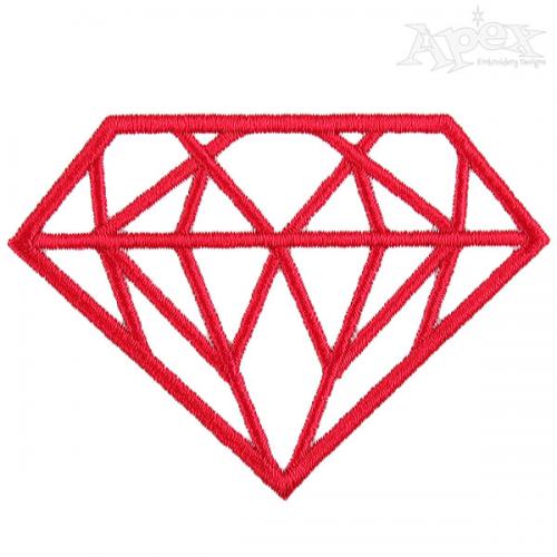 Shine Bright like a Diamond Machine Embroidery Design | Apex