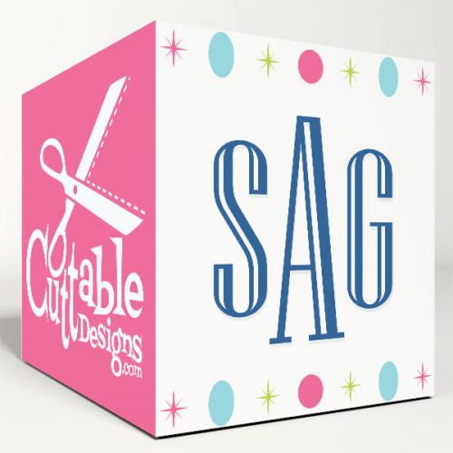 Bain SVG Font Letters Alphabet Cut File - Apex