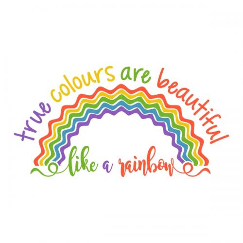 True Colors Cuttable Design | Apex Embroidery Designs, Monogram Fonts ...