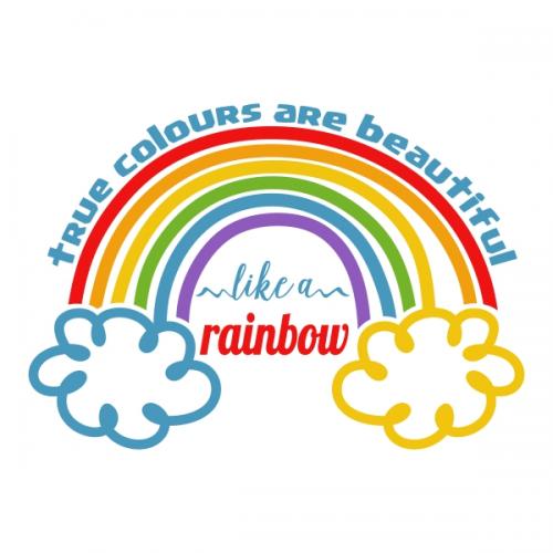 True Colors Cuttable Design | Apex Embroidery Designs, Monogram Fonts ...