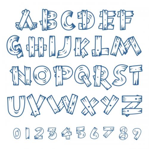 Backyard Fence Cuttable Font | Apex Embroidery Designs, Monogram Fonts ...