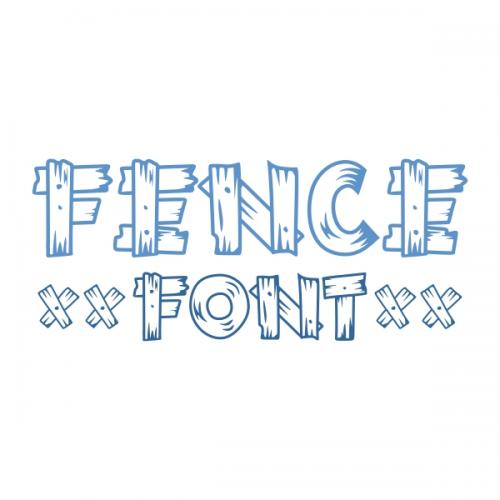 Backyard Fence Cuttable Font | Apex Embroidery Designs, Monogram Fonts ...