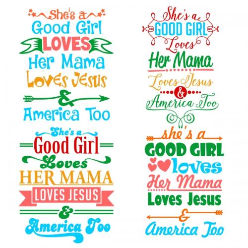 Good Girl Cuttable Designs | Apex Designs & Fonts