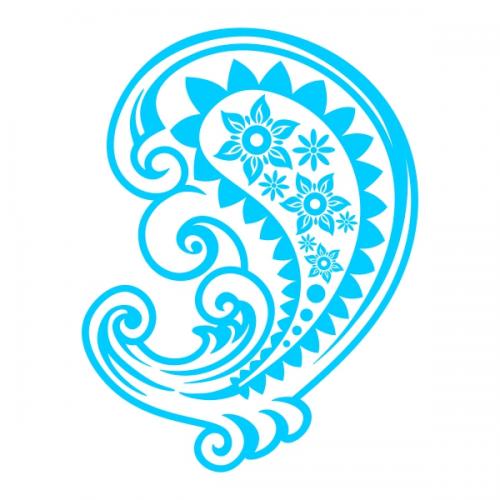 Paisley Decals Cuttable Design | Apex Embroidery Designs, Monogram ...