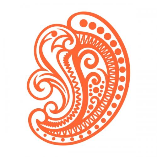 Paisley Decals Cuttable Design | Apex Embroidery Designs, Monogram ...