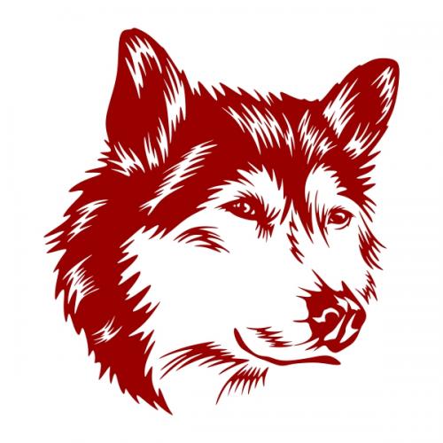 Husky Dog Cuttable Design | Apex Embroidery Designs, Monogram Fonts ...