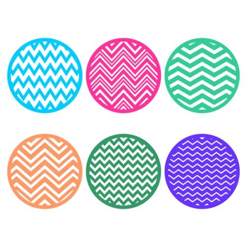 Chevron Circle Cuttable Design | Apex Designs & Fonts