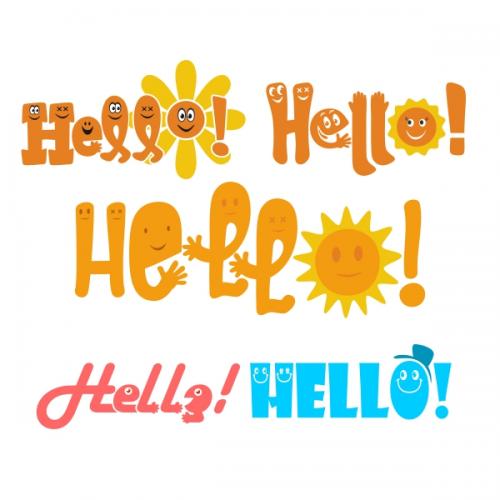 Hello Pack Cuttable Design | Apex Designs & Fonts