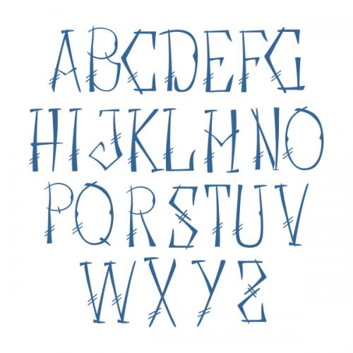 Chopstick Cuttable Font | Apex Embroidery Designs, Monogram Fonts ...