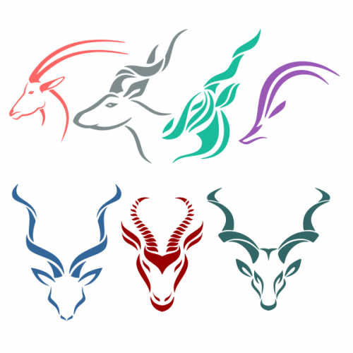 Antelope Deer Cuttable Design | Apex Designs & Fonts