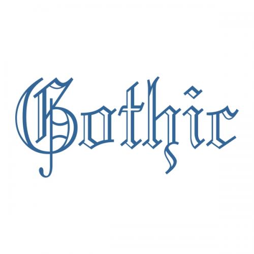 Gothic Cuttable Font | Apex Embroidery Designs, Monogram Fonts & Alphabets