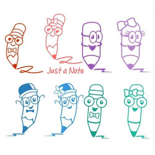 Just A Note Cuttable Design | Apex Designs & Fonts