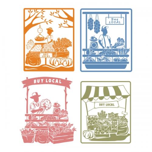 Buy Local Farmer Cuttable Design | Apex Designs & Fonts