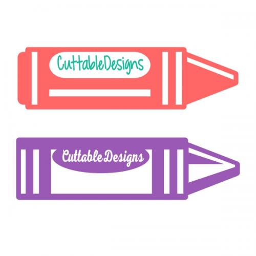 Crayon Cuttable Frame | Apex Embroidery Designs, Monogram Fonts & Alphabets