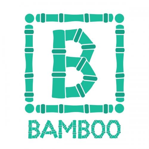 Bamboo Cuttable Font | Apex Embroidery Designs, Monogram Fonts & Alphabets