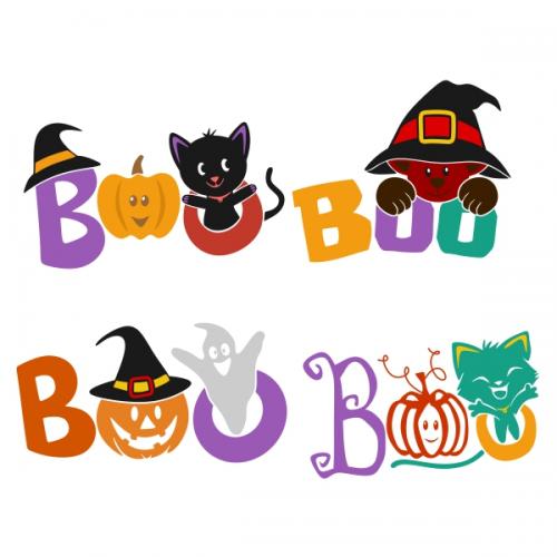 Boo Halloween Cuttable Design | Apex Designs & Fonts