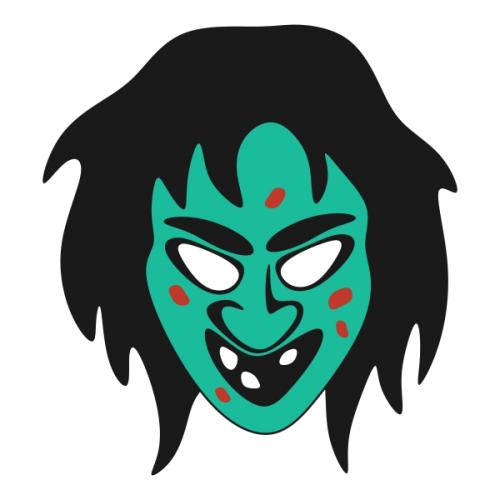 Halloween Masks Cuttable Design | Apex Embroidery Designs, Monogram ...