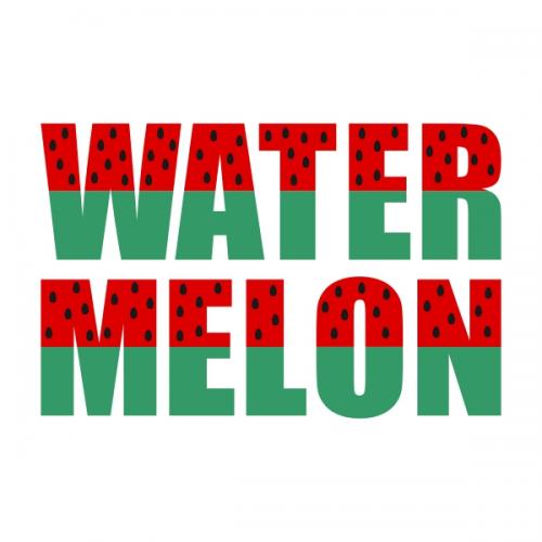 Watermelon Svg Font | Apex SVG Cuttable Designs & Fonts