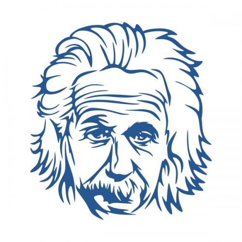 Albert Einstein Cuttable Design | Apex Embroidery Designs, Monogram ...
