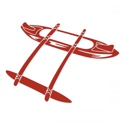 Outrigger Canoe Cuttable Design | Apex Embroidery Designs, Monogram ...
