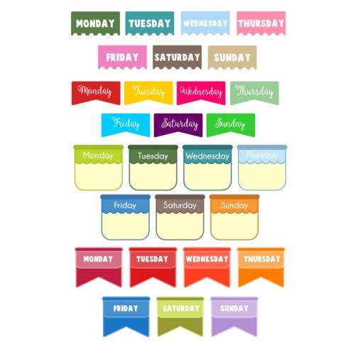 Daily Labels Cuttable Design | Apex Designs & Fonts