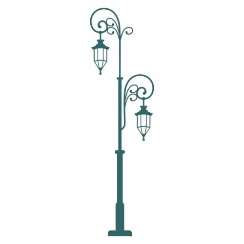 Street Lamp Cuttable Design | Apex Embroidery Designs, Monogram Fonts ...