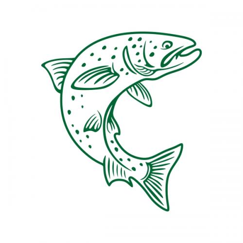 Salmon Pack Cuttable Design | Apex Embroidery Designs, Monogram Fonts ...