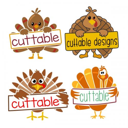 Turkey Sign Cuttable Frame | Apex Designs & Fonts