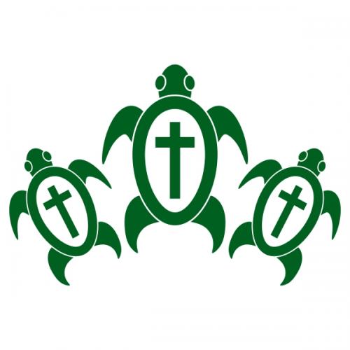 Turtle Cross | Apex Embroidery Designs, Monogram Fonts & Alphabets