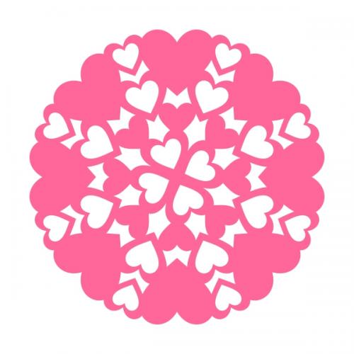 Round Heart Cuttable Design | Apex Embroidery Designs, Monogram Fonts ...