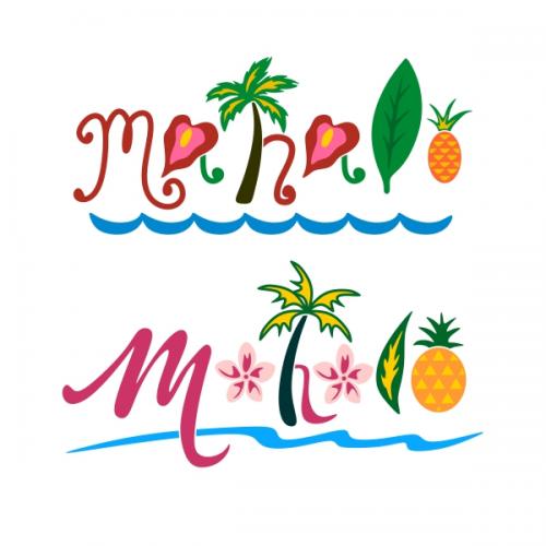 Mahalo Cuttable Design | Apex Designs & Fonts