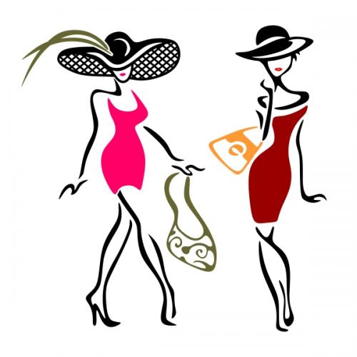 Stylish Lady Cuttable Design | Apex Designs & Fonts