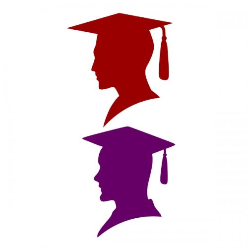 Graduation Boy Silhouette Cuttable Design | Apex Designs & Fonts