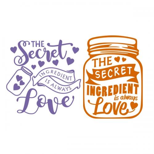 Secret Ingredient Cuttable Design | Apex Designs & Fonts