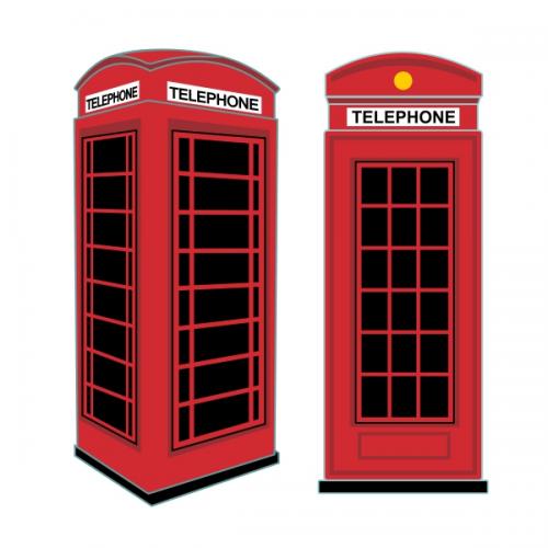 London Phone Box Cuttable Design | Apex Designs & Fonts