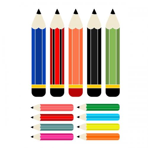 Pencil Cuttable Design | Apex Designs & Fonts