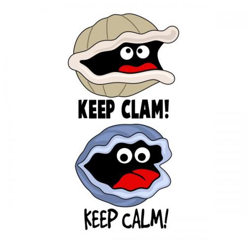Keep Clam Cuttable Design | Apex Designs & Fonts