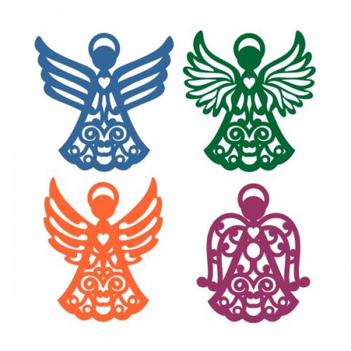 Christmas Angel Pack SVG Vector Designs - Apex