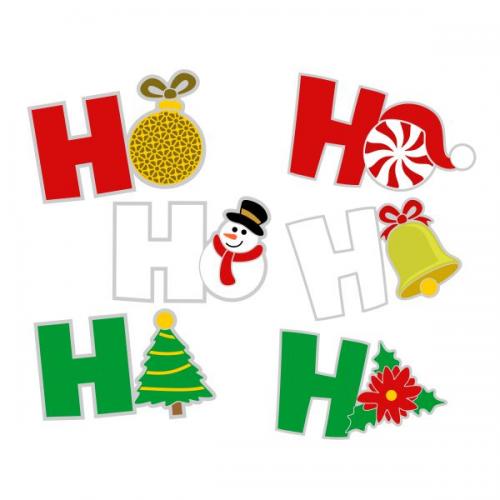 Ho Ho Ho Cuttable Design | Apex Designs & Fonts