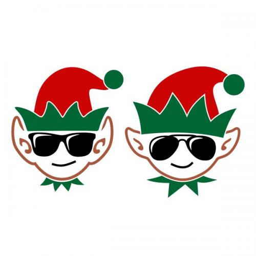 Cool Christmas Elf SVG Vector Designs - Apex