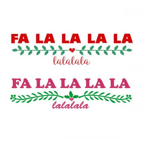 Fa La La Cuttable Design | Apex Designs & Fonts