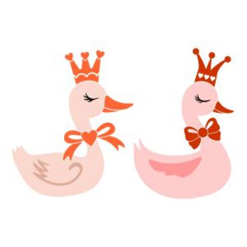 Crown Queen Duck Cuttable Design | Apex Designs & Fonts