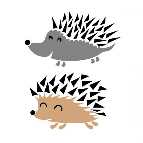 Hedgehog Cartoon SVG Vector Designs - Apex